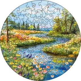 Coolkousky puzzle 27 cm, v krabičce, 15 × 15 × 4,6 cm, potok