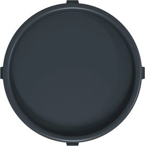 Vozíky na rostliny na kolečkách 2 ks šedé průměr 34 cm 35 kg 154609