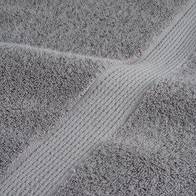 Prémiové osušky SOLUND 4 ks šedé 100x150 cm 600 g/m² 137312