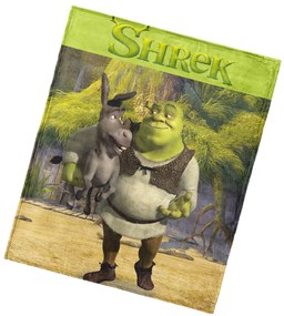 Dětská deka Shrek a Oslík 130x160 cm
