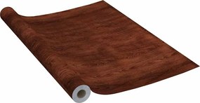 Samolepící tapeta na nábytek tmavý dub 500 x 90 cm PVC 146117