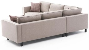 Atelier del Sofa Rohová sedací souprava Kale Linen - Cream, Krémová