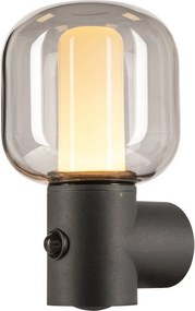 LA 1004679 OVALISK WL Sensor venkovní LED nástěnné přisazené svítidlo antracit CCT switch 3000/4000 K - BIG WHITE (SLV)