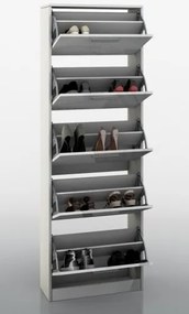 Casarredo Botník GIZMO 5 bílá/bílý lesk