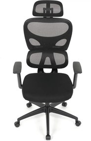Ergonomická kancelářská židle LEXON - černá síťovina