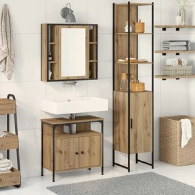 Sada koupelnového nábytku 3 ks Artisanový dub 3334394
