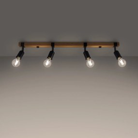 Sollux Lighting Stropní svítidlo ZUCA 4 černé