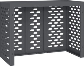 vidaXL Ochrana klimatizace Antracitová 110 x 50 x 80 cm