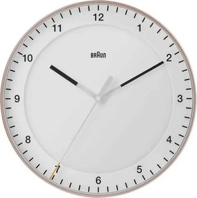 Braun - Nástěnné hodiny BC17, růžová/bílá 4007218671103