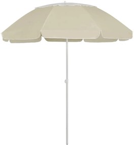 Plážový slunečník pískově žlutý 300 cm 314715