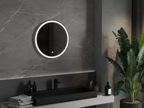 Mexen Gobi koupelnové zrcadlo podsvícené, kulaté 60 cm, LED 6000K, proti mlze - 9801-060-060-611-00