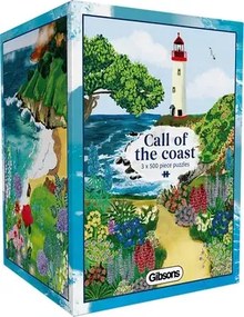 GIBSONS Puzzle Volání pobřeží / 3×500 dílků