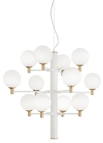 Závěsné svítidlo Ideal lux 197302 COPERNIC SP12 BIANCO 12xG9 40W bílá Závěsná svítidla