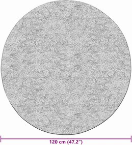 Koberec pratelný patchwork ⌀ 120 cm vícebarevný 337969