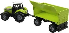 MaDe 15364 Traktor s vlečkou, se světlem a zvukem, volná kola / 23,5 x