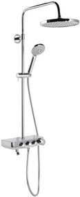 Aqualine Aqualine, FARRAO sprchový sloup s baterií a napouštěním, chrom, SL450