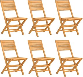 7dílný zahradní jídelní set masivní teakové dřevo 3155012