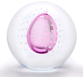 Skleněné těžítko - dekor 05, Zelená, 8 cm | České sklo od Artcristal Bohemia