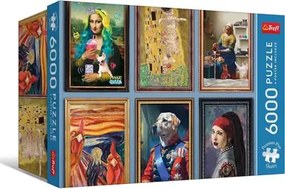 TREFL Puzzle Premium Plus Fun Art Collection / 6000 dílků / 136 × 132