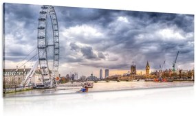 Obraz jedinečný Londýn a řeka Temže Varianta: 100x50