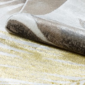 Dywany Łuszczów, Kusový koberec Bliss Z216AZ137 cream/gold, 120x170, béžová, kancelář