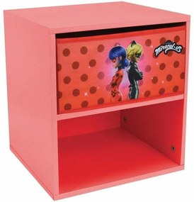 Fun House Miraculous Ladybug Noční stolek - 36 x 33 x 30 cm