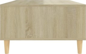 vidaXL Konferenční stolek 103,5 x 60 x 35 cm dřevotříska [806016] Barva: šedá s vysokým leskem