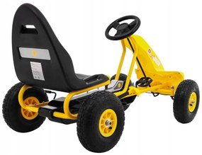 RKToys Dětská motokára Gokart Champion Žlutá
