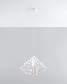 Sollux Lighting Závěsná lampa - Umberto - bílá