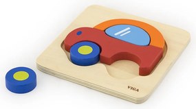 Dřevěné puzzle pro nejmenší Viga Auto