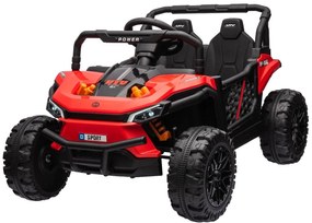 Elektrické auto utv small červené