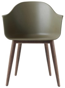 AUDO (MENU) Židle Harbour Chair, Dark Oak / Olive