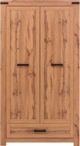 Skříň dvoudveřová se zásuvkou Mortiz 112x210x59.9 cm Dub wotan