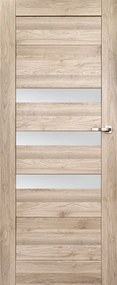 Interiérové dveře vasco doors MALAGA model 5 Průchozí rozměr: 70 x 197 cm, Orientace dveří: Levé dveře, Dekor: Dub šedý