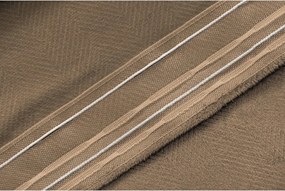 Zatemňovací závěs ELVIO VELVET 140x250 cm, béžový Zavěšení: Kovové kroužky