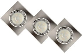 Lucide 11002/15/12 - SADA 3x LED podhledové svítidlo FOCUS 1xGU10/5W/230V chrom