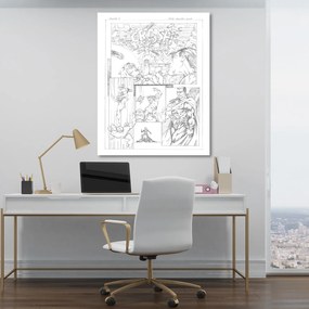 Gario Obraz na plátně Velký vstupní komiks - Saqman Rozměry: 40 x 60 cm