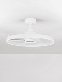 Bílé kovové LED stmívatelné stropní svítidlo Lunair – Nova Luce