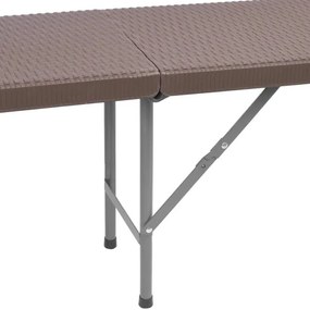 Zahradní lavice RATTAN hnědá