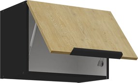 CREMONA cc | horní skříňka 50 GU-36 1F výklopná | 50 cm | černá/cremona