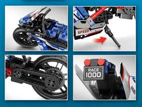 Stavebnice motocyklu JIQILE No.47116, 426 dílků