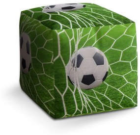 Sablio Taburet Cube Fotbalový míč v bráně: 40x40x40 cm