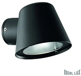 Venkovní nástěnné svítidlo Ideal Lux Gas AP1 nero 020228 černé IP43