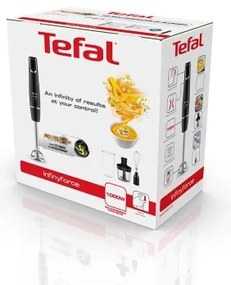 Tefal - Tyčový mixér INFINY FORCE V2 3v1 1000W/230V černá/nerez