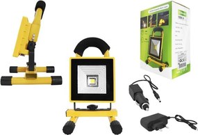 LED pracovní reflektor přenosný LTC LXLA310 SLIM s dobíjecí baterií, 10 W