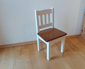 Via-nábytek Dětská židlička Povrchová úprava: Moření bílá - dub