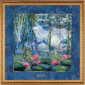 Goebel porcelánový obraz Monet Vodní lilie 68x68 cm limitovaná edice