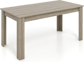 Costway 160 cm dlouhý rozkládací jídelní stůl moderní s místem až pro 8 osob