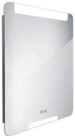 Nimco - Zrcadlo s LED osvětlením, 60x80 cm, dotykový senzor, hliník ZP 22002VX