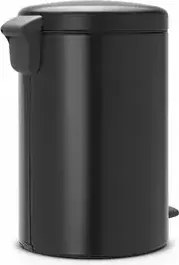 Brabantia Newicon Pedálový odpadkový koš 20 L černý matný / průměr 29